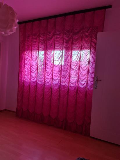 Zavesa pink roze 4000