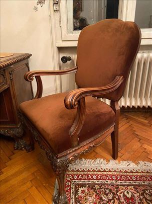 Fotelja za pisaci sto-Cipendejl-19 vek