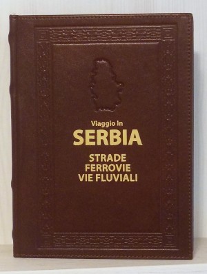 Србија, друмовима, пругама, рекама, на италијанском језику