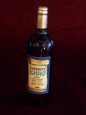 Љековито вино смоква, 1 литар – Манастир Рустово