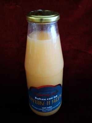 Воћни сок од крушке и јабуке 0.72 литра – Манастир Жича