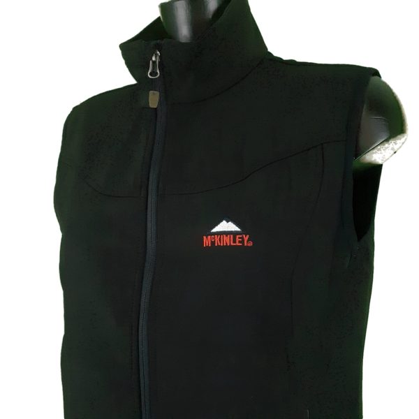 Prsluk McKinley, Vel. M/40, softshell crni