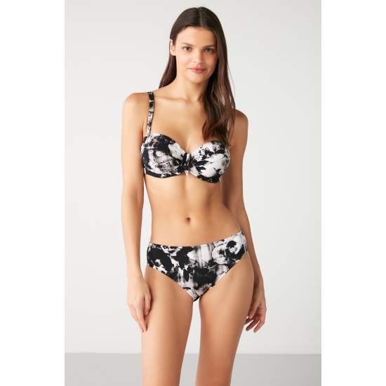 Kelaba Patterned Strapless Bikini