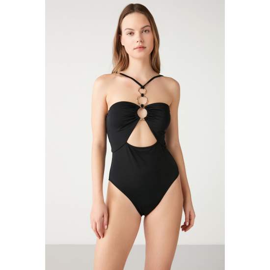 Viuda Color Ring Detailed Swimsuit