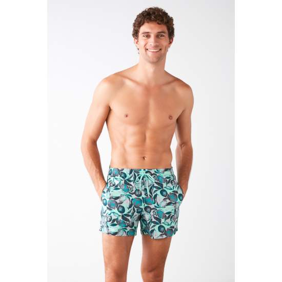 Zest Lemon Pattern Shorts