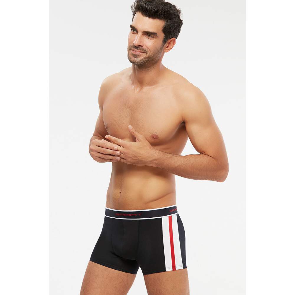 Toby Cotton Contrast Stripe Men's Boxer