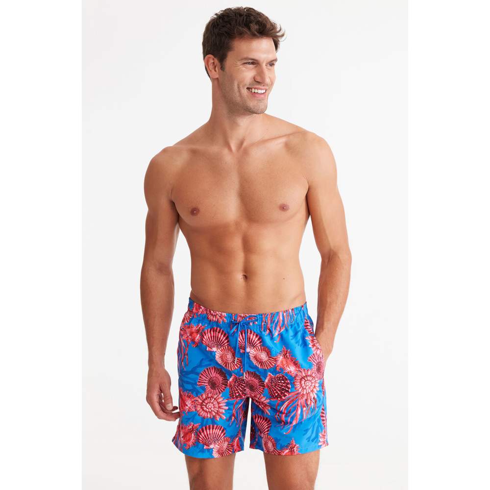 Scallop Shell Pattern Shorts