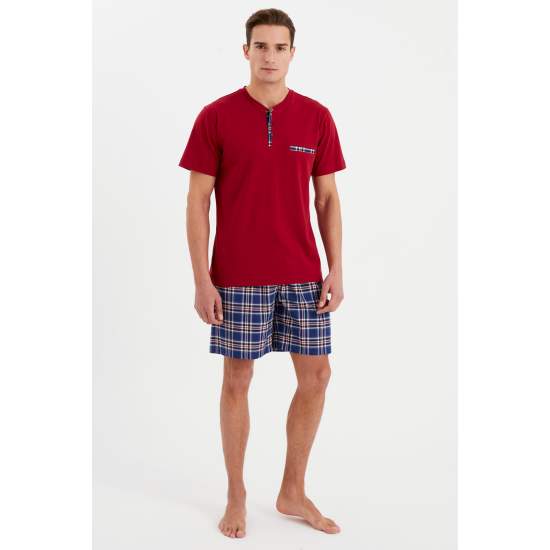 Jamie Half Button Pocket Shorts Set