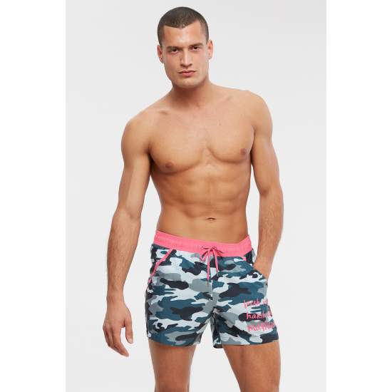 Hunter Camouflage Patterned Shorts