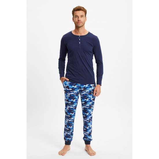 Harrods Half-Pleat Men's Pajamas Set