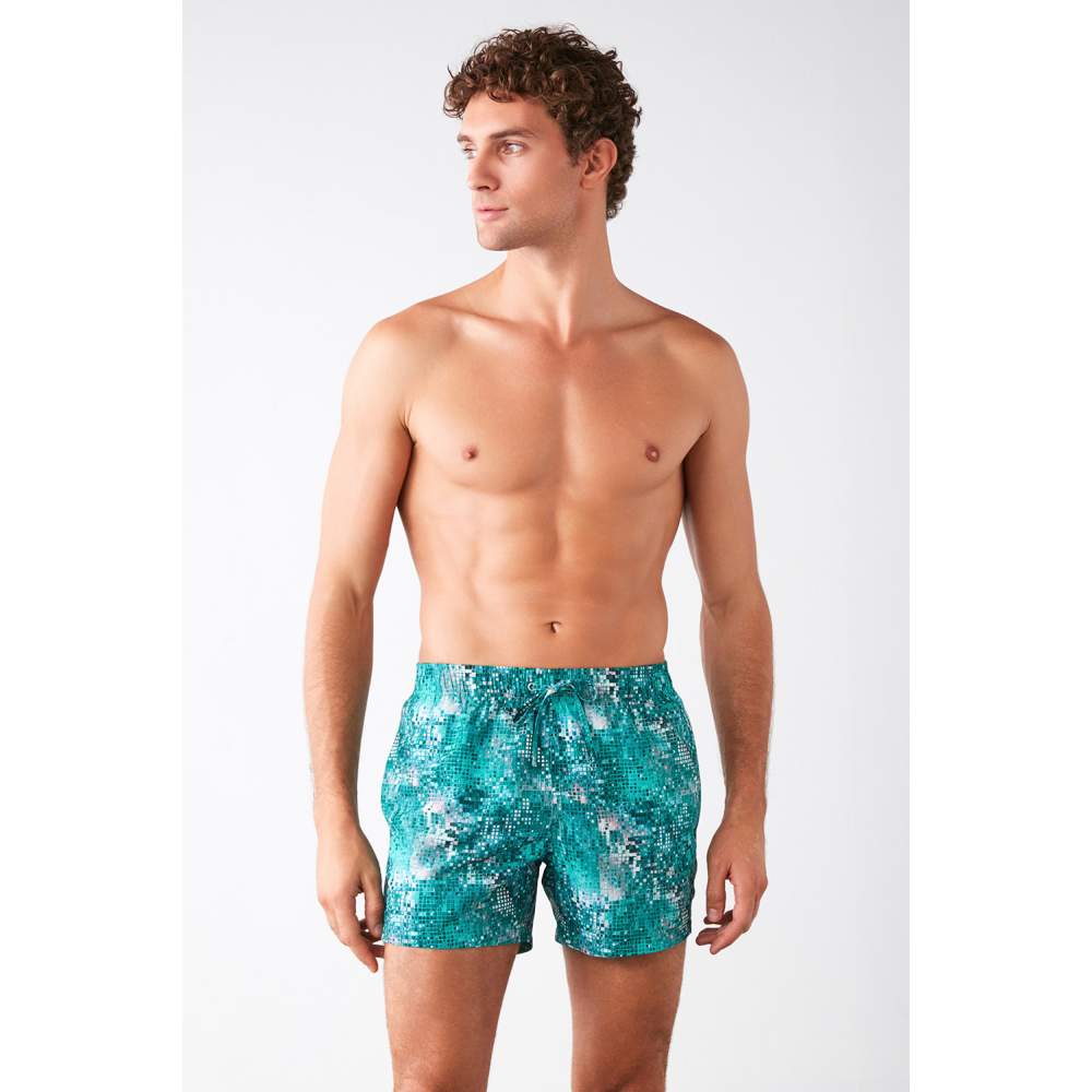 Edge Pool Pattern Shorts
