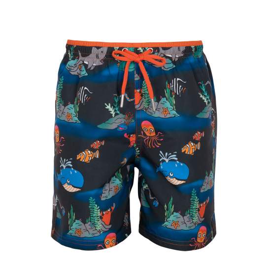 Yuri Aquarium Pattern Kids' Swim Shorts