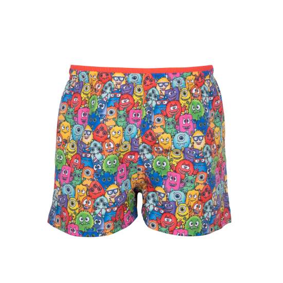 Minion Monster Pattern Kids' Swim Shorts