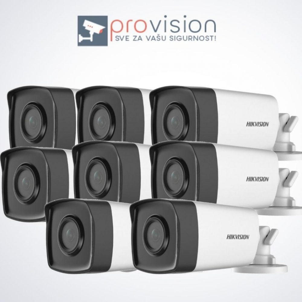 Hikvision KOMPLET za video nadzor sa 8 Full HD kamera BULLET