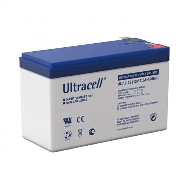 Akumulator 12V/7.2 Ah Ultracell UL7.2-12 F2