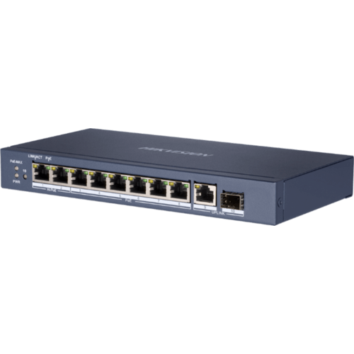 DS-3E0510HP-E Gigabitni PoE Switch 8-portni