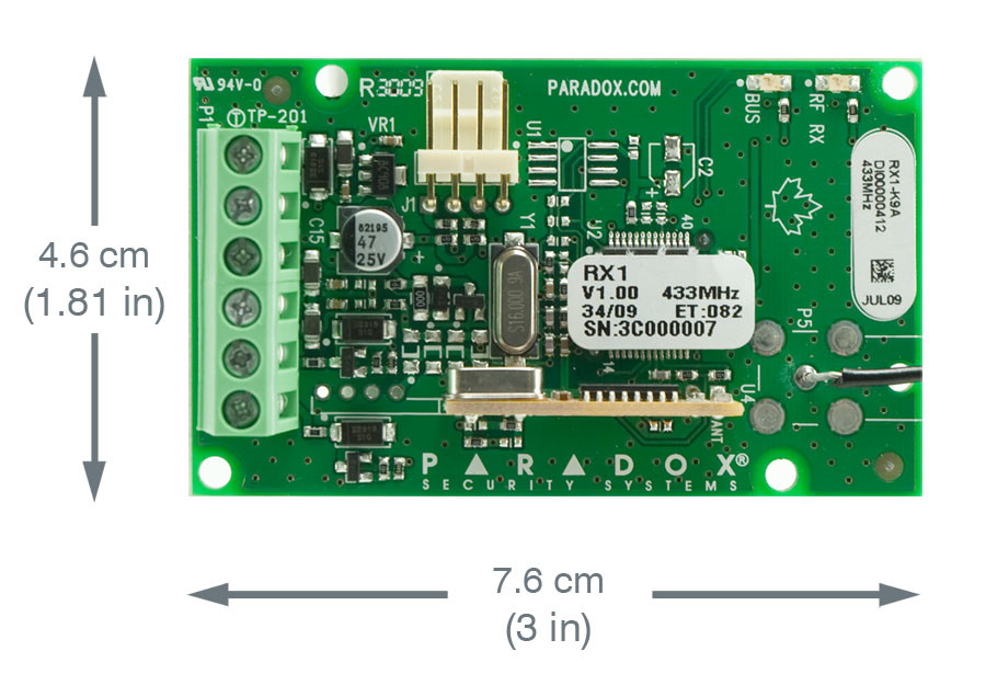 RX1/433MHz bežični prijemnik modul za proširenje Paradox cena