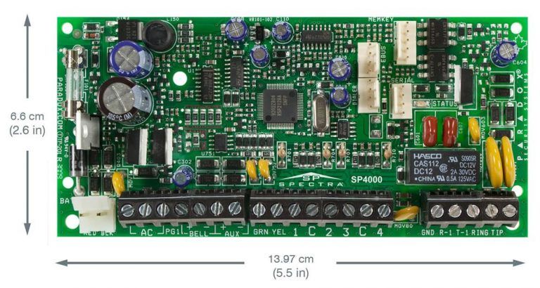 SP4000 Alarmna centrala Paradox 8 zone max do32 alarm zona.