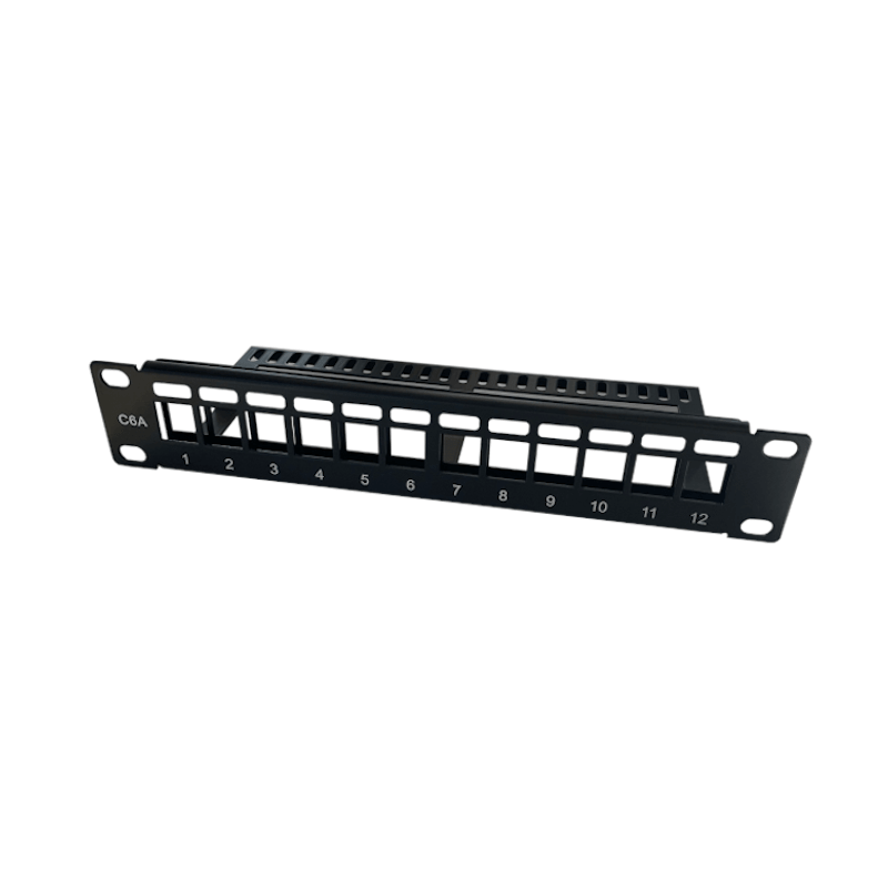 Patch panel 12 mesta 10″ prazan Ansec