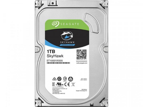 HDD Seagate 1TB SkyHawk 64MB SATA3 ST1000VX005