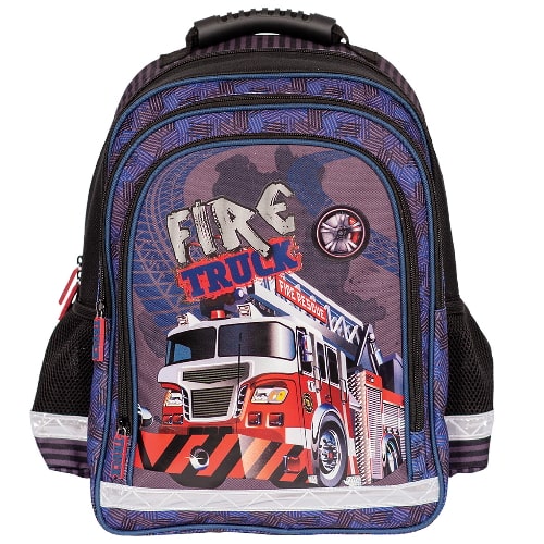 Ranac đački ojačana leđa Fire Truck 38x29x13.5cm S-cool SC1521 NS30347