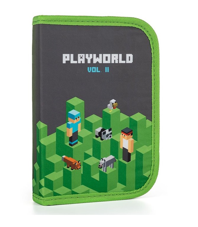 Prazna pernica 1 zip PLAYWORLD