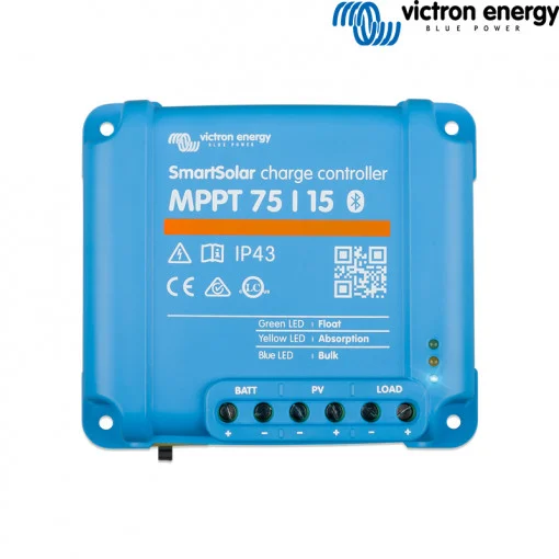 Solarni MPPT regulator Victron Energy SmartSolar 12/24V 75/15