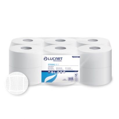 LUCART STRONG 19J, TOALETNI PAPIR U ROLNI, 130M, 19 CM DIAMETAR 12/1