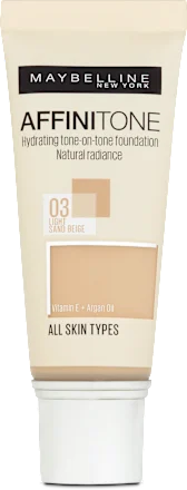 MAYBELLINE NEW YORK
Affinitone tečni puder – 03 Light Sand Beige, 30 ml