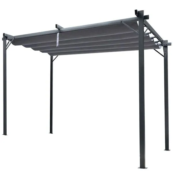 Pergola 3×3 sa kliznom tendom TUN5682