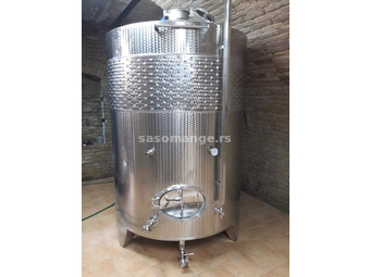 Inox cisterna za vino s duplim plaštom - 5000 litara.