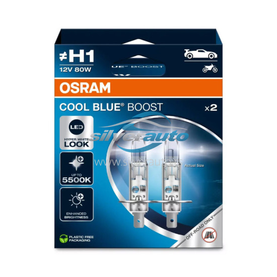 AUTO SIJALICA H1 12V OSRAM COOL BLUE BOOST