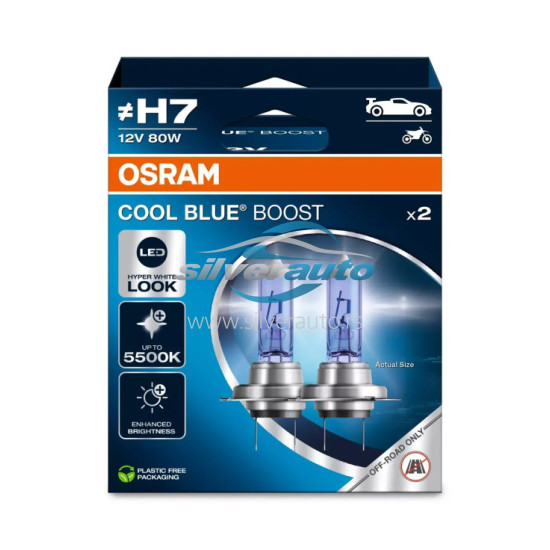 AUTO SIJALICA H7 12V OSRAM COOL BLUE BOOST