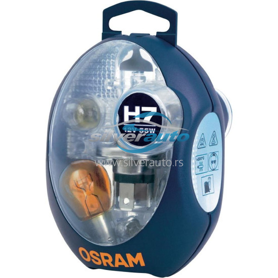 KOMPLET SIJALICA OSRAM 12V H7 EURO