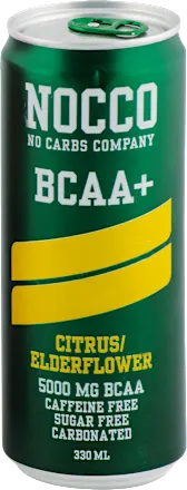 NOCCO
BCAA+ CITRUS / ELDERFLOWER - blago gazirani napitak obogaćen aminokislinama 330 ml
Dodatak ishrani