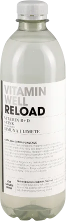 Vitamin Well
RELOAD niskokalorični napitak - limun i limeta, 500 ml
Dodatak ishrani