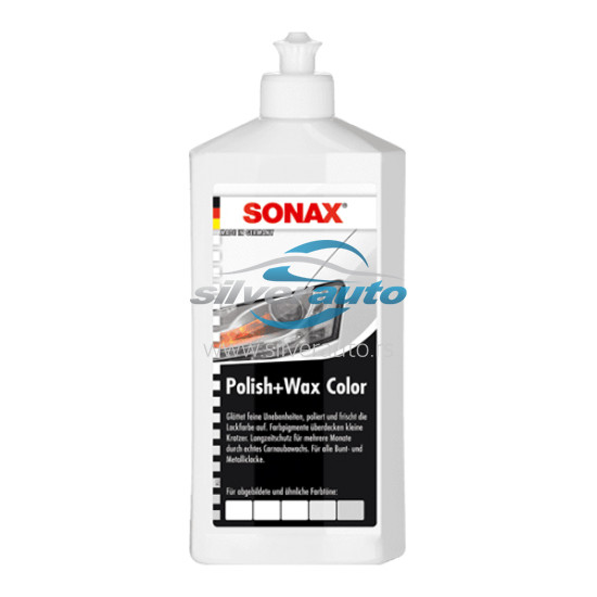 POLIR I VOSAK U BOJI NANOPRO BELI 250ML – SONAX