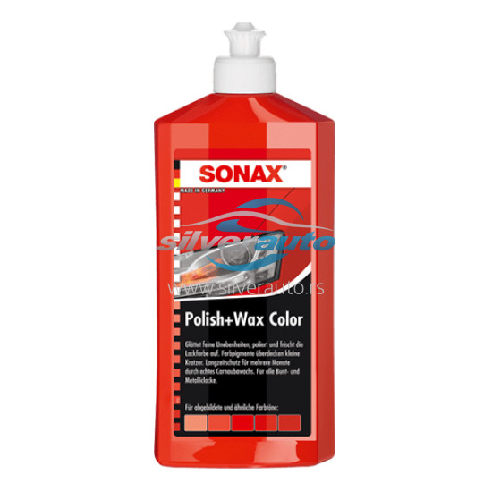 POLIR I VOSAK U BOJI NANOPRO CRVENI 250ML – SONAX