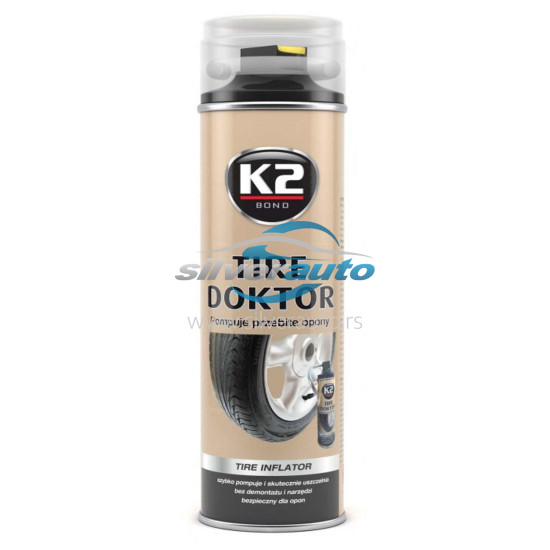 K2 TIRE DOKTOR - SPREJ ZA DUVANJE GUMA 400ML