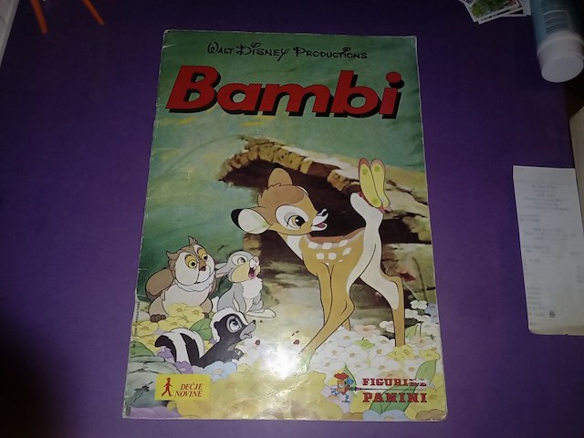 Bambi album Panini