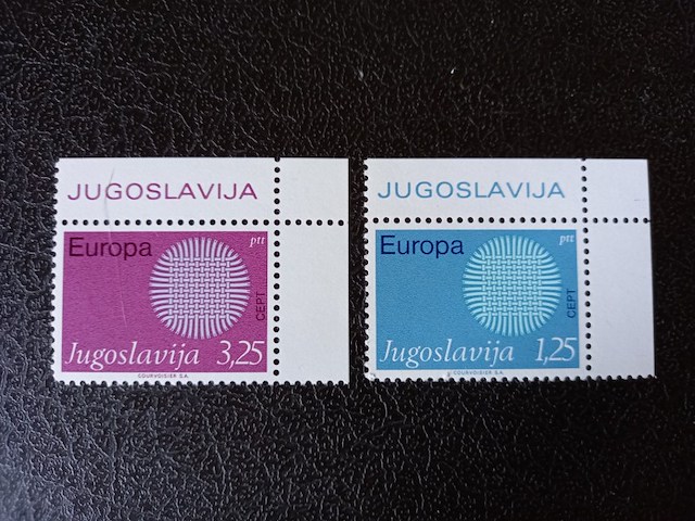 Jugoslavija 1970. 06.04. Evropa CEPT 1379-80
