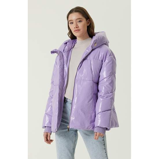 Lilac Puff Coat