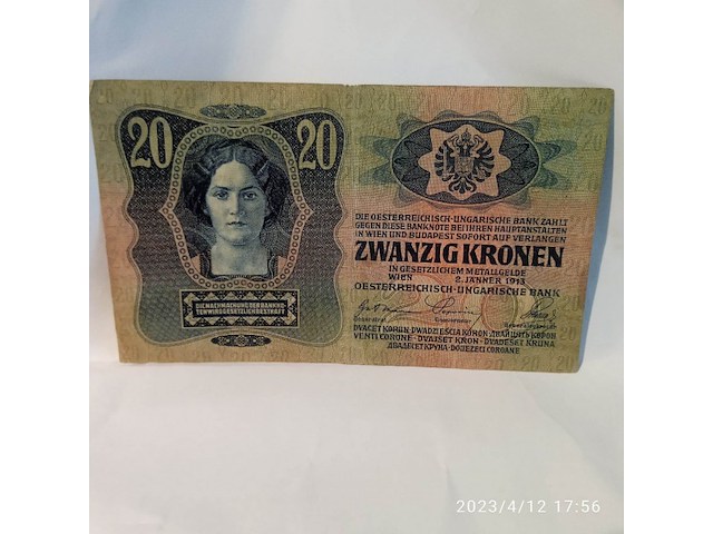 20 KORONA / KRONEN 1913