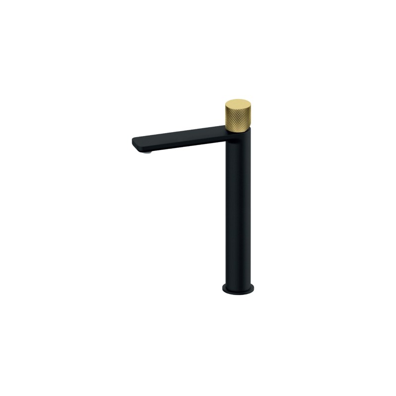 Baterija za lavabo L hladna voda Rosan Black & Gold 254109BG