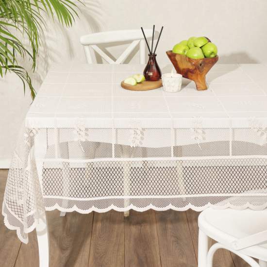 Sarah Anderson Bryce Beige Tablecloth
