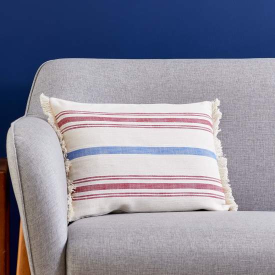 Nautica Home Bristol Tasseled Throw Pillow 35x50 cm