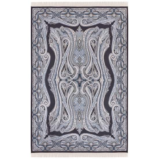 Cashmere Carpet Silk Moroccan Blue 200x290cm Carpet