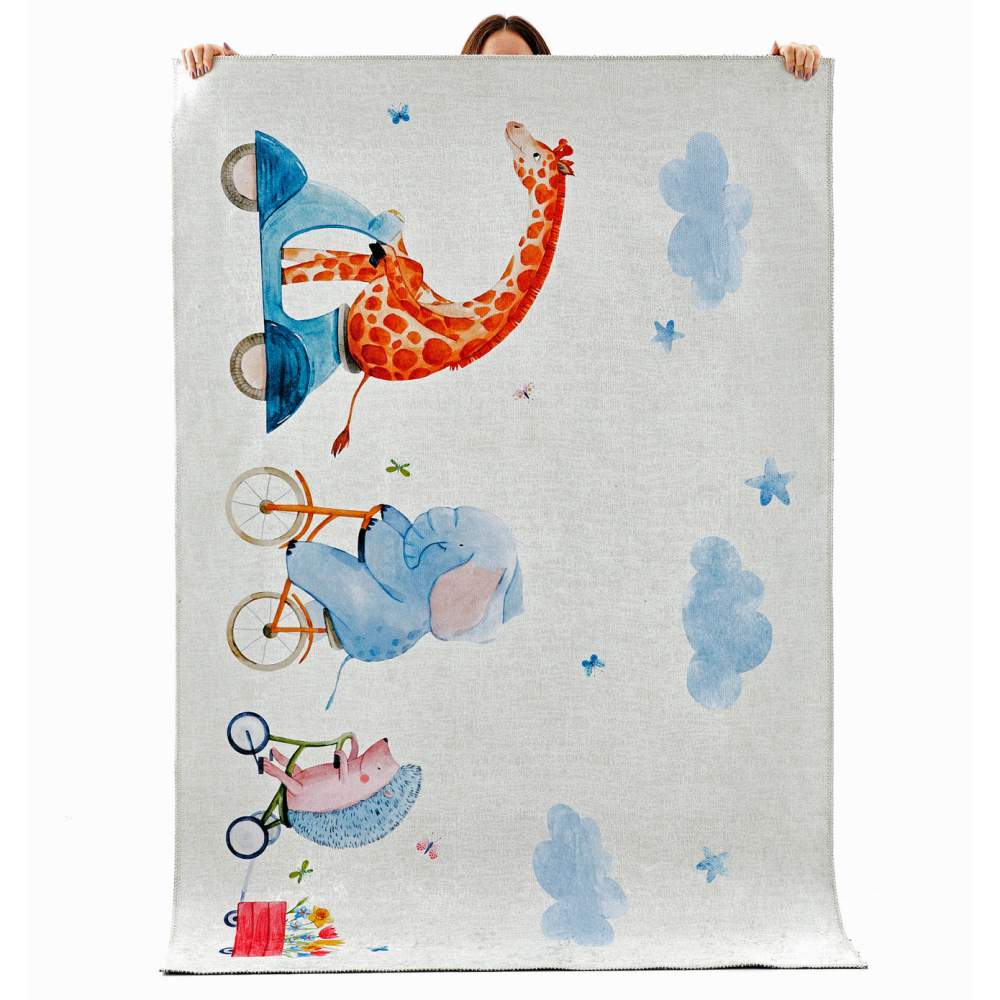 Cashmere Carpet Decorative Art Kids/Teen Zoo 80x150 cm