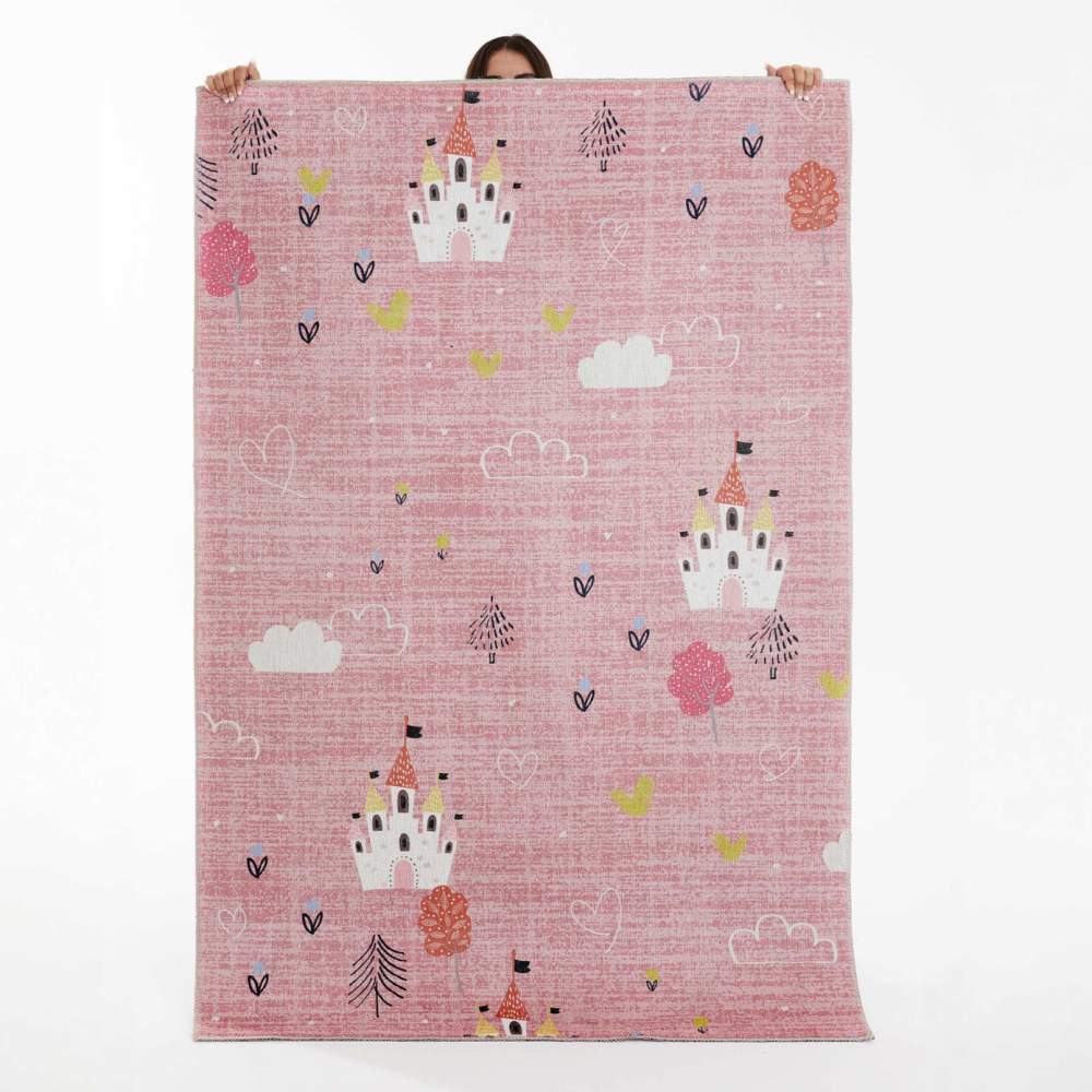 Cashmere Carpet Decorative Art Kids/Teen Pinky 80x150 cm