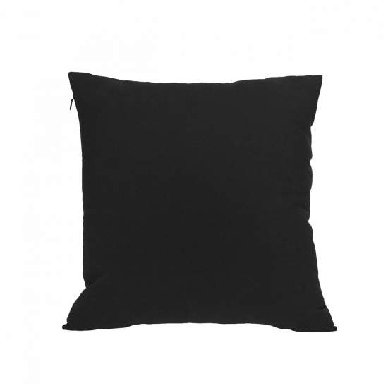 Cashmere Carpet 7/24 Rainbow Cushion Black 45x45 cm